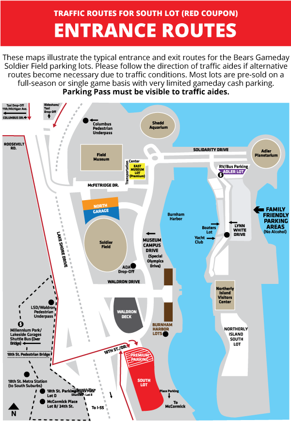 red-south-entrance-voucher | Reserve Soldier Field Parking Online